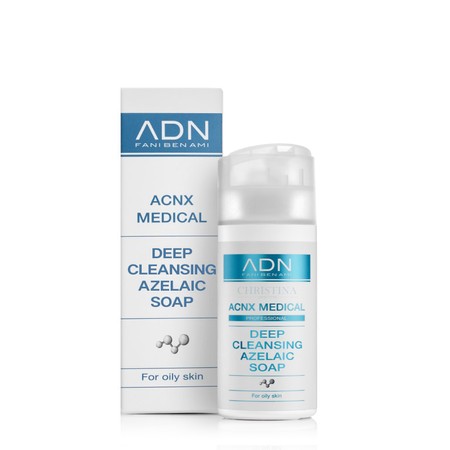 ADN - ACNX MEDICAL Deep Cleansing Azelaic Soap סבון אזלאיק לניקוי עמוק ...