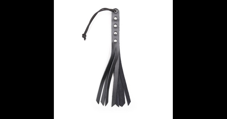 Small Leather Flogger for Intimate Areas - FetishDeal